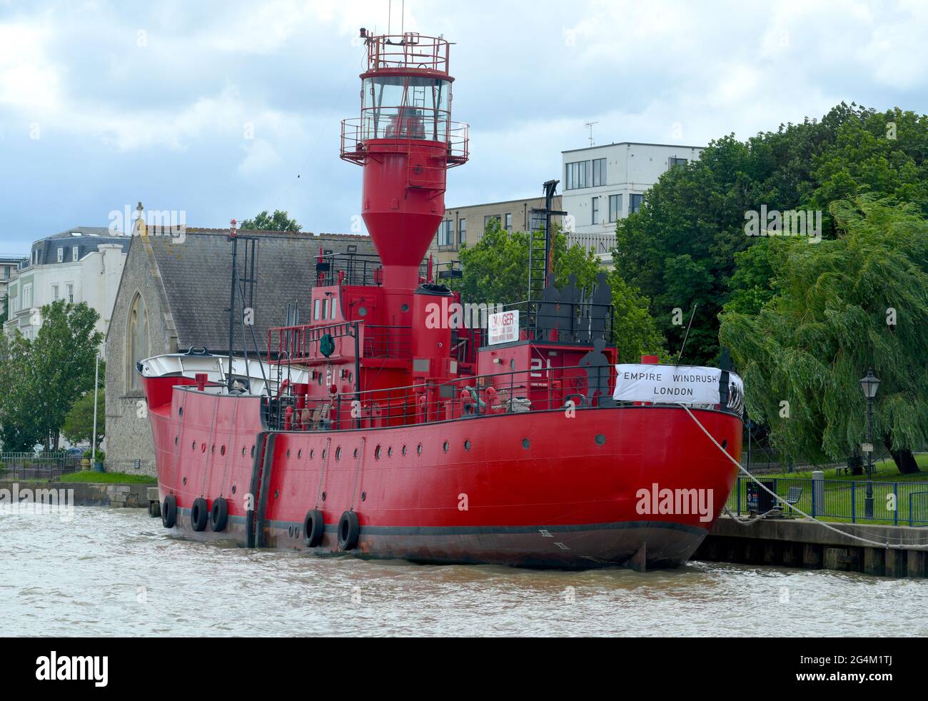 22/06/2021 Gravesend UK To celebrate and commemorate the arrival of the ...