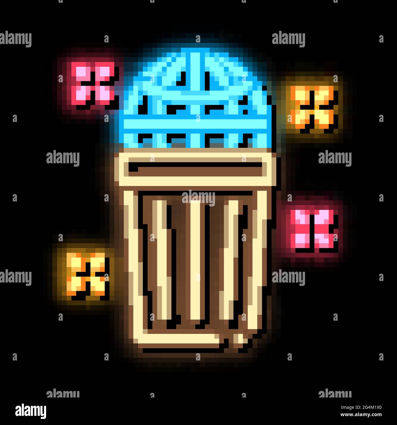 planet pollution neon glow icon illustration Stock Vector Image & Art ...