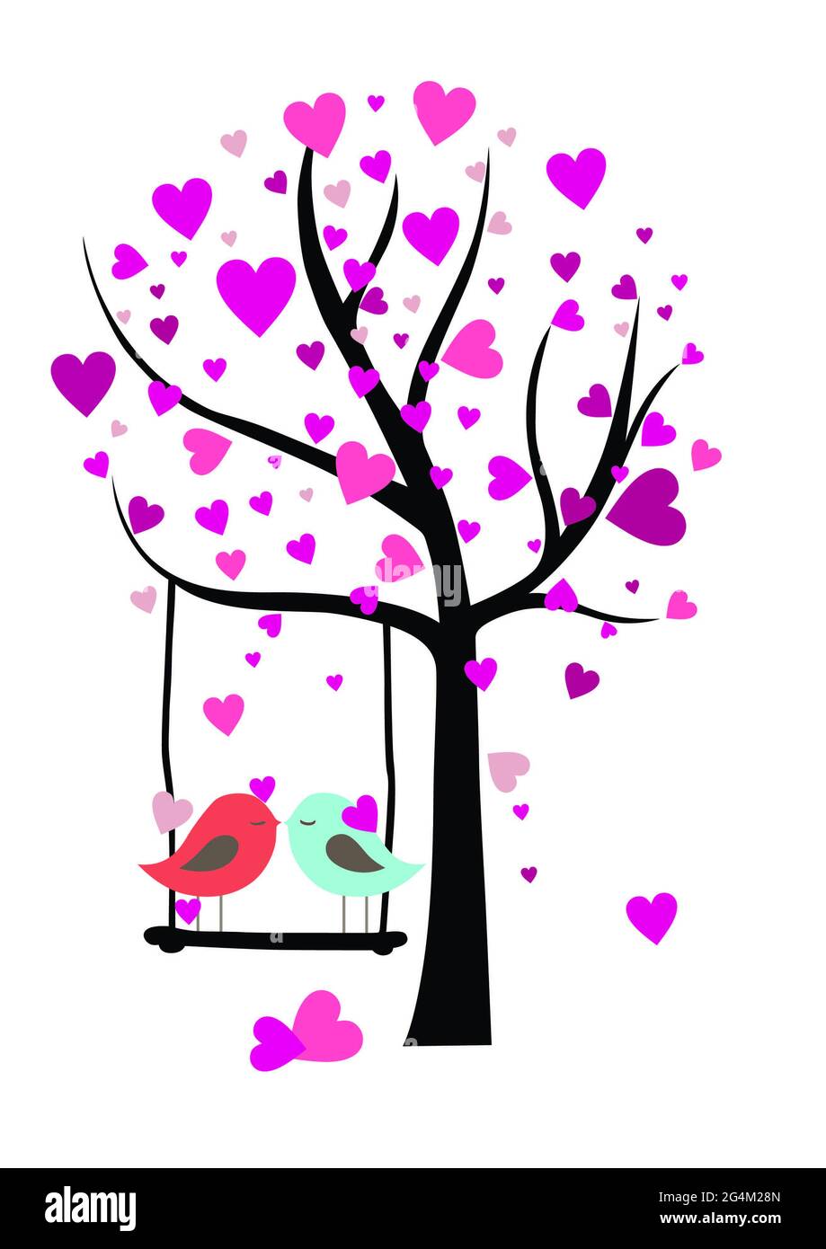 Abstract background vector flower Cut Out Stock Images & Pictures - Alamy