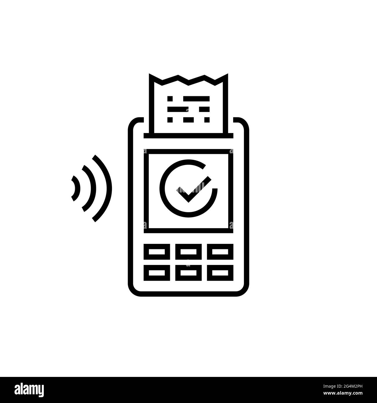 Banking Contactless payment terminal icon Stock Vector Image & Art - Alamy