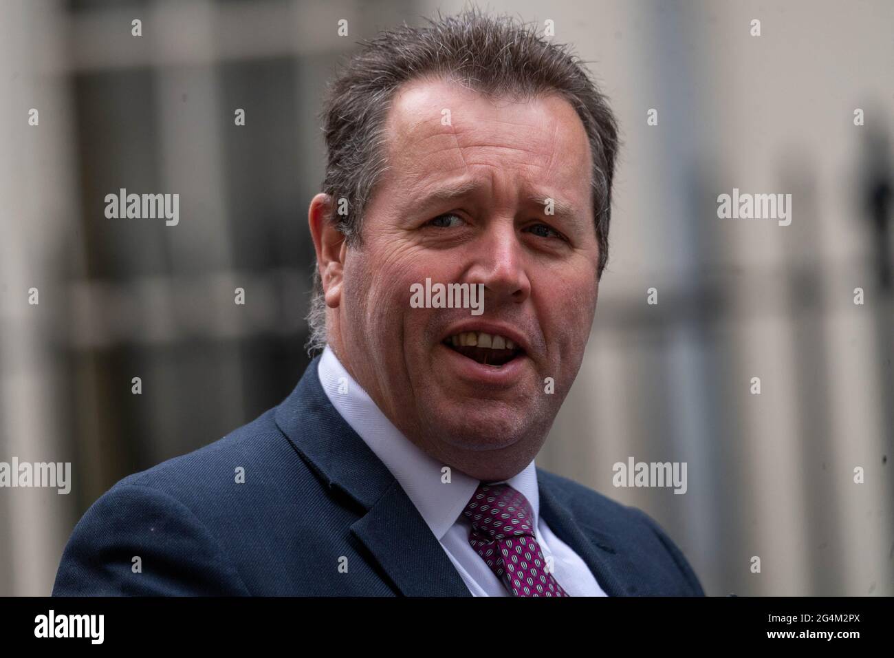 London, UK. 22nd June, 2021. Mark Spenser, Chief Whip arrives at a ...