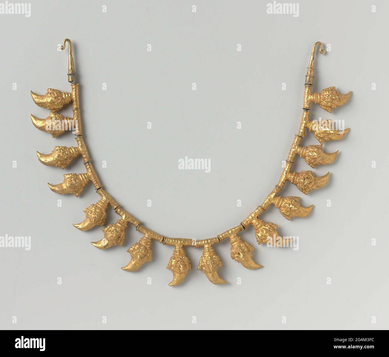 . Every part of the chain has a tiger claw shape Stock Photo - Alamy
