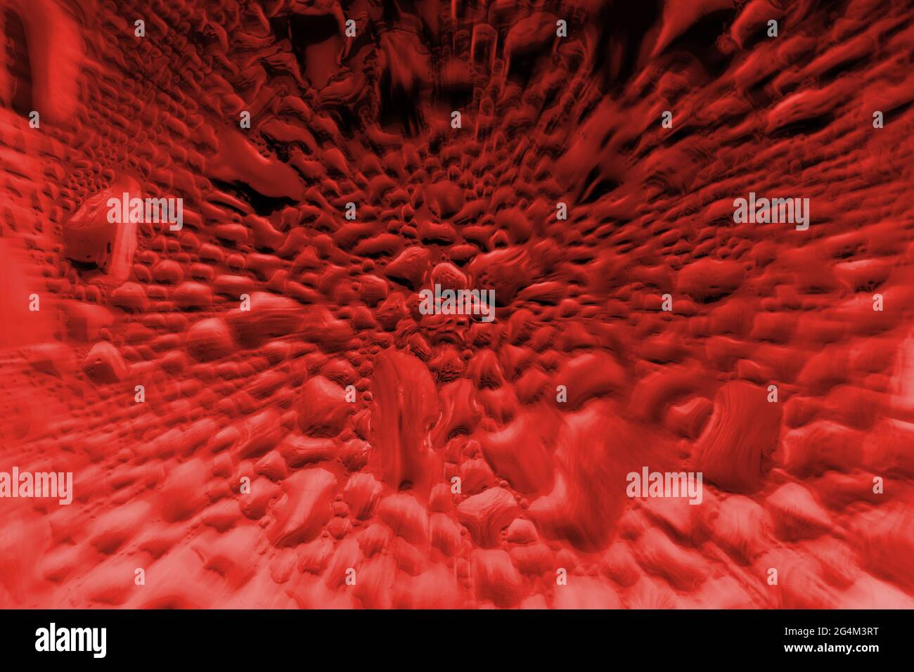 Abstract art background made of drops and liquid of red color. backdrop ...