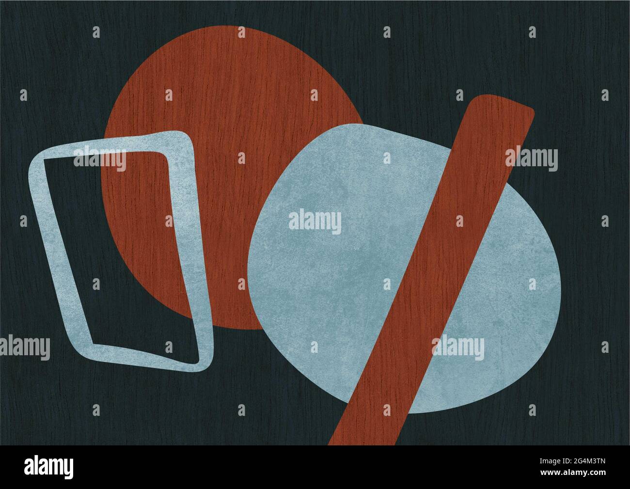 Earth tones irregular shapes on dark background. Geometric illustration ...