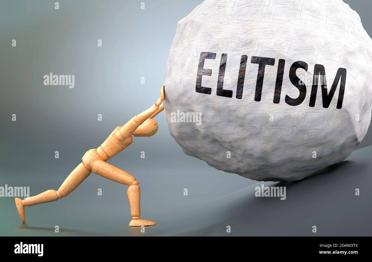 Elitism and painful human condition hi-res stock photography and images ...