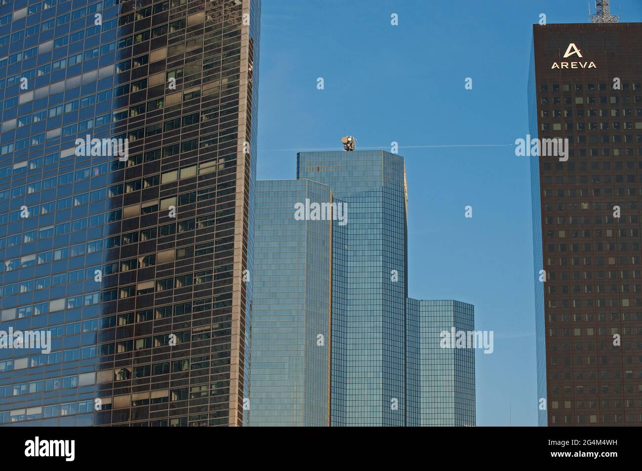 FRANCE, HAUTS-DE-SEINE, PUTEAUX, LA DEFENSE, AREVA AND TOTAL TOWER ...