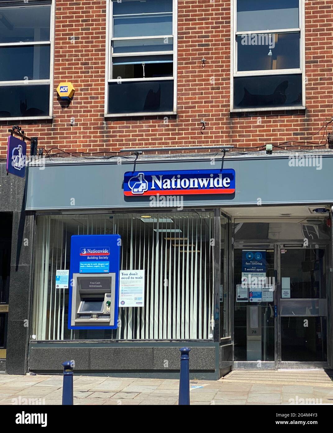 REIGATE, UNITED KINGDOM - Jun 14, 2021: Front facade of branch of ...