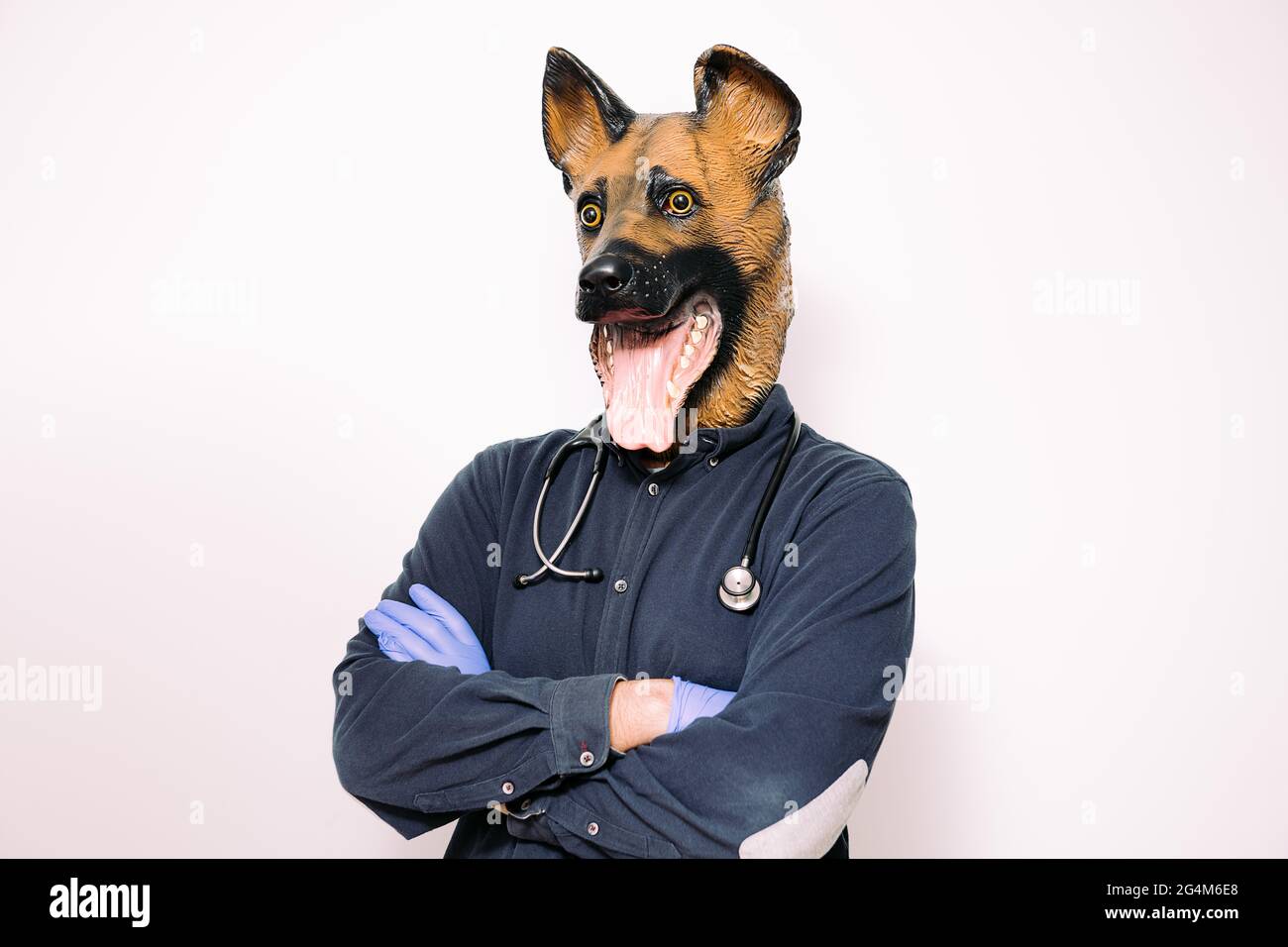 Portrait Of Humanoid Anthropomorphic German Shepherd Dog, 49% OFF