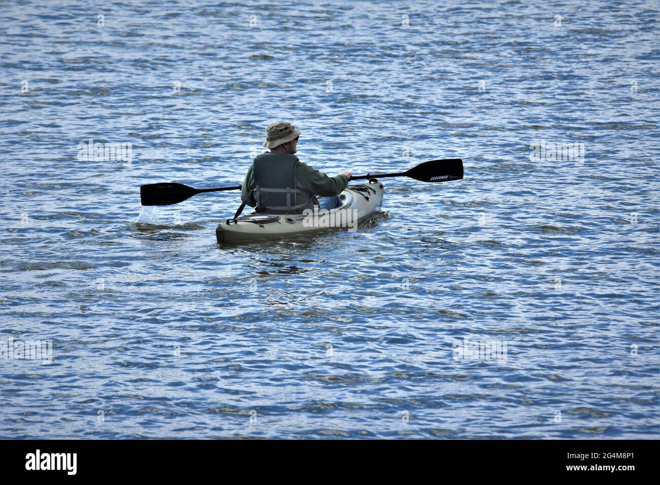 Kayaking on Clear Lake, central northern California - the largest fresh ...