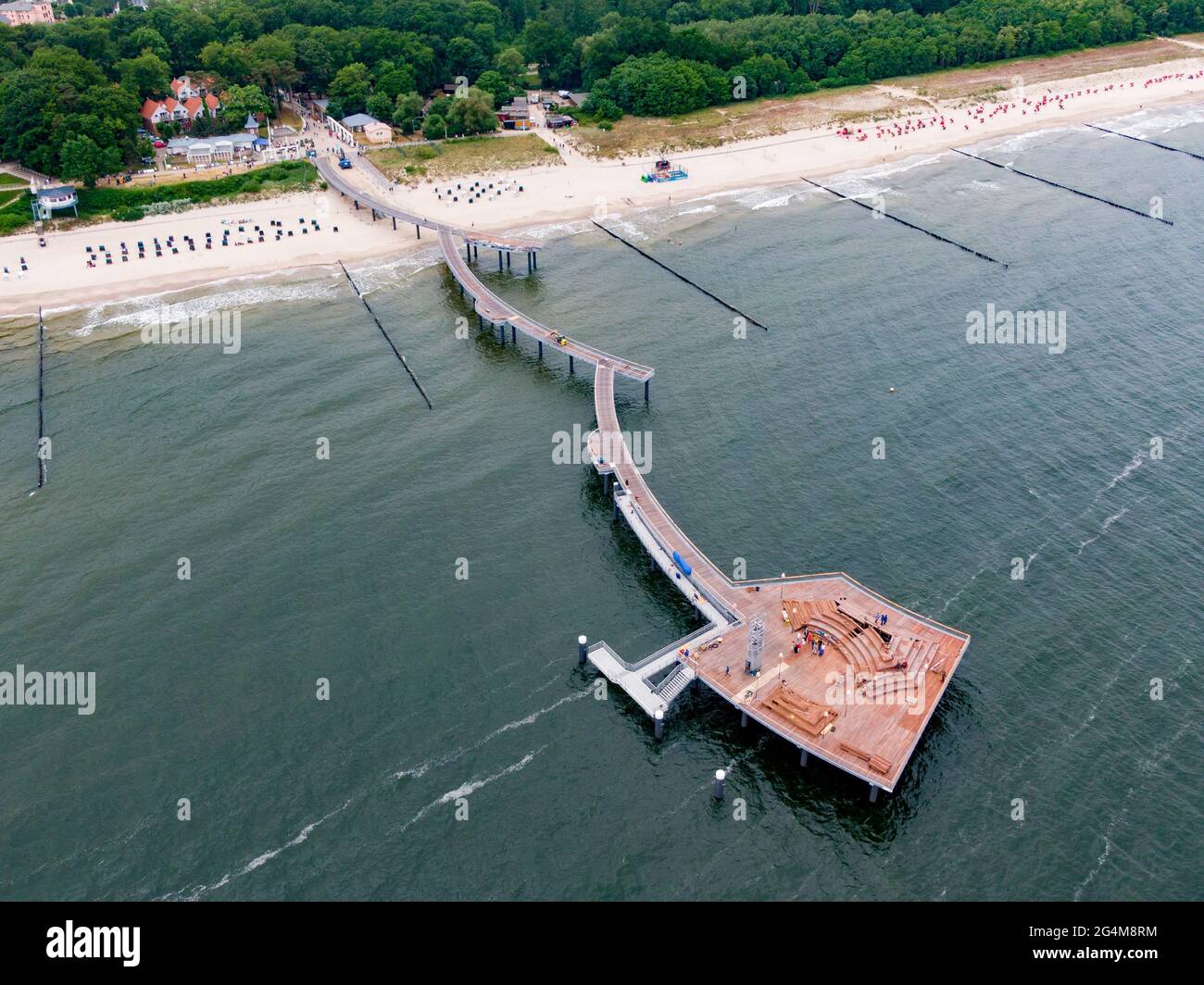 23 June 2021, Mecklenburg-Western Pomerania, Koserow: View of the new ...