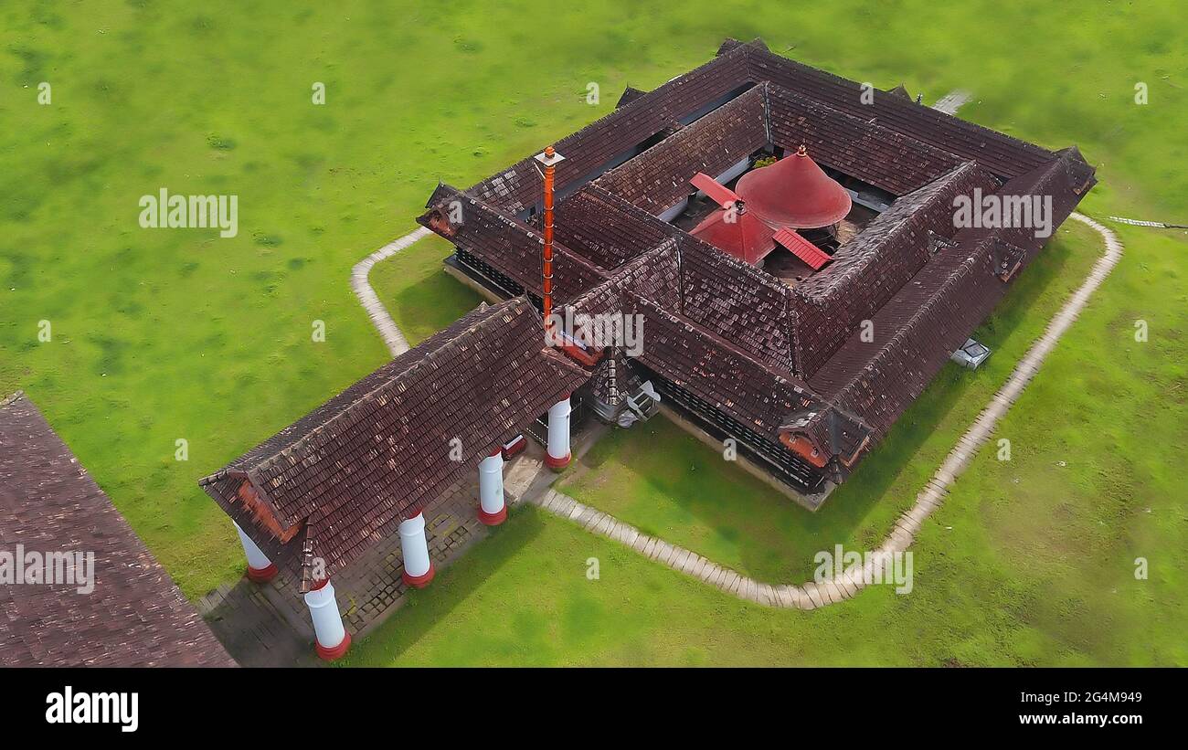 hindu temple drone view Stock Photo - Alamy