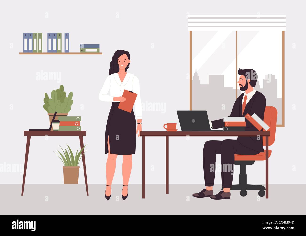 Corporate laptop Stock Vector Images - Alamy