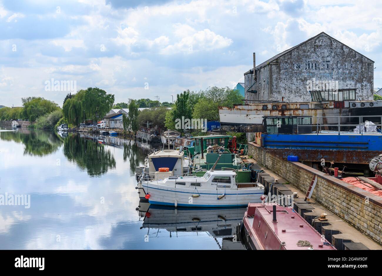 Old boat yard and warehouse of John Hurst & Co. Opposite the Hepworth ...