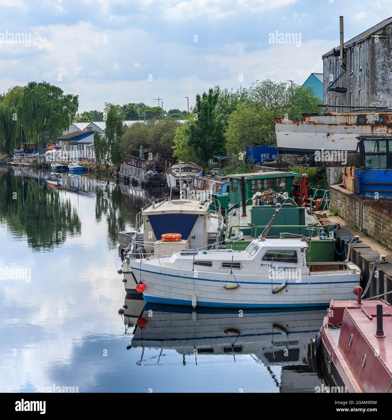 Old boat yard and warehouse of John Hurst & Co. Opposite the Hepworth ...
