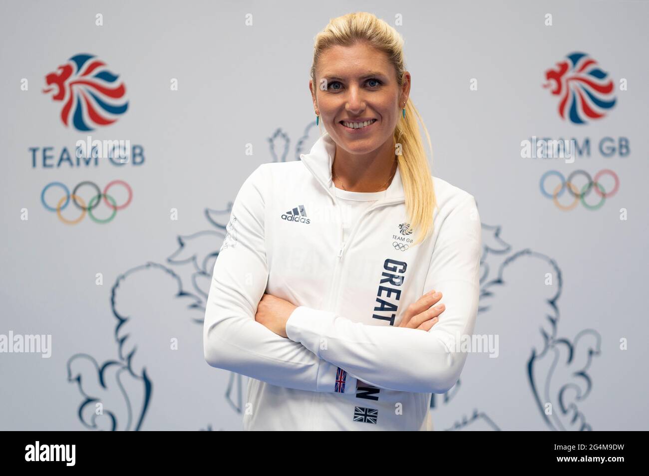 Saskia Tidey during the kitting out session for the Tokyo Olympics 2020 ...