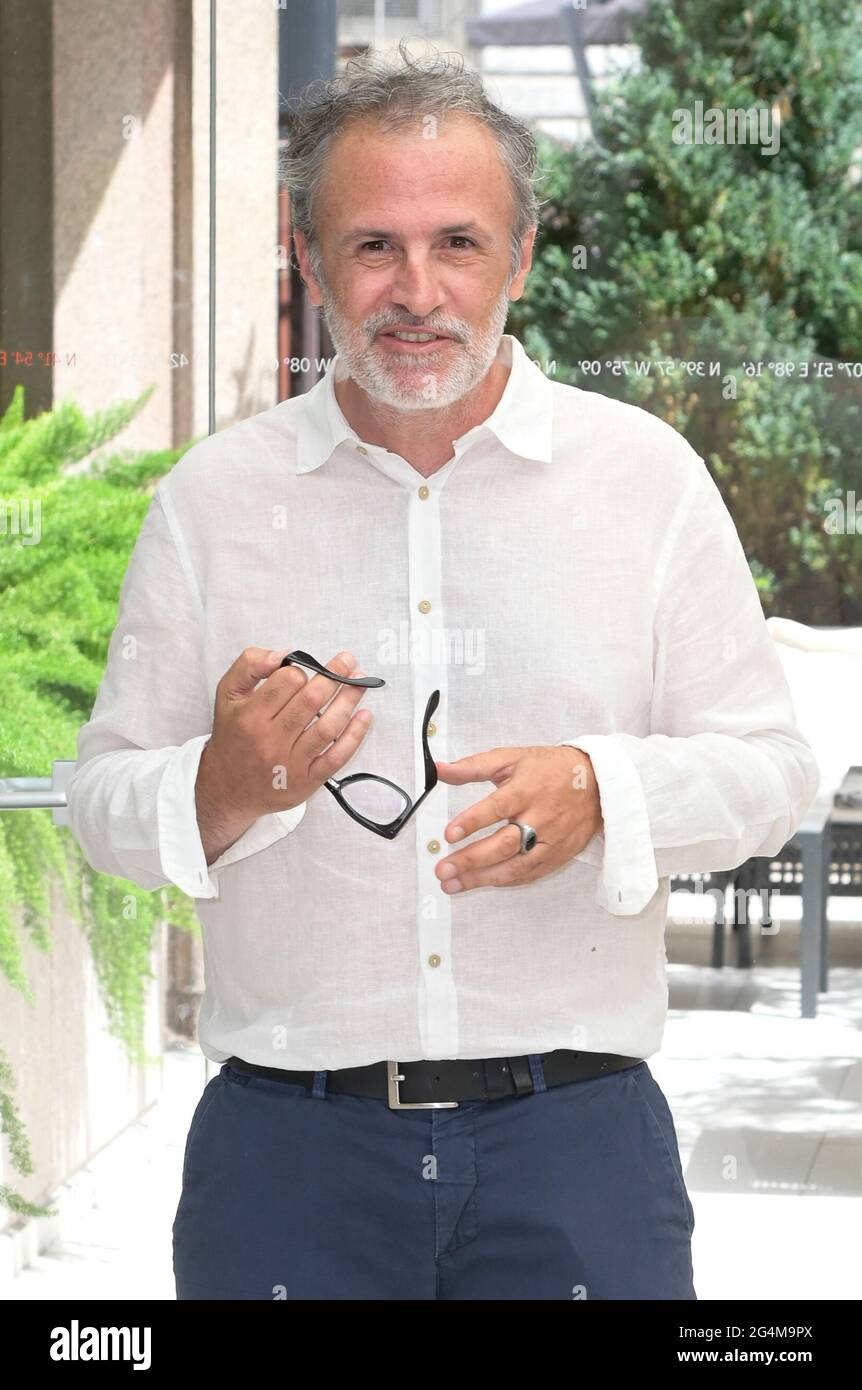 Fabrizio Ferracane attends the School of Mafia film photocall at the ...