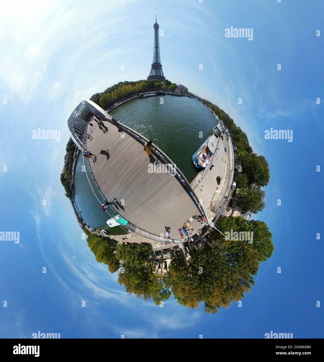 Panorama 360 degree paris hi-res stock photography and images - Alamy