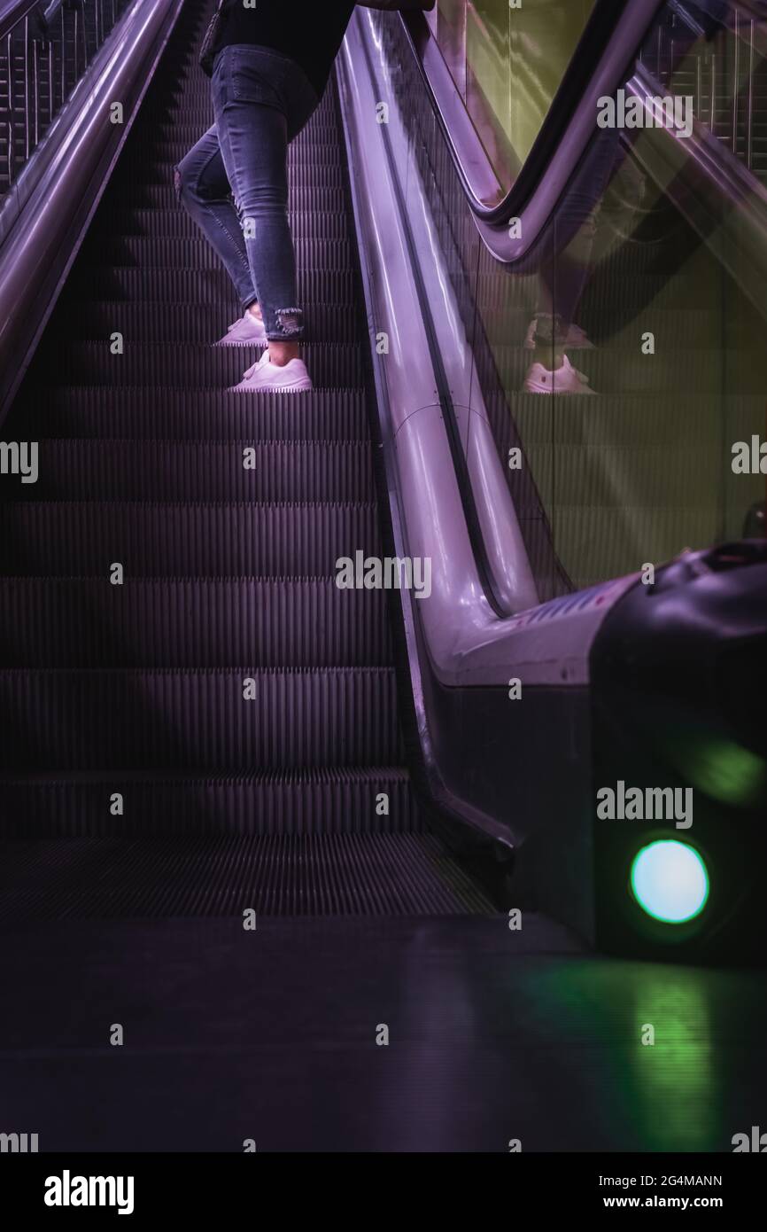 Woman commuter trainers hi-res stock photography and images - Alamy