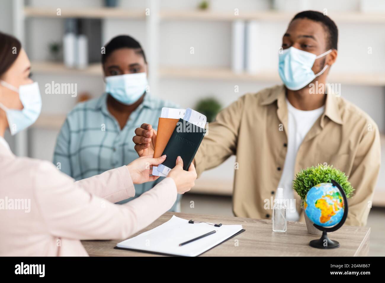 Travel agency interior hi-res stock photography and images - Alamy