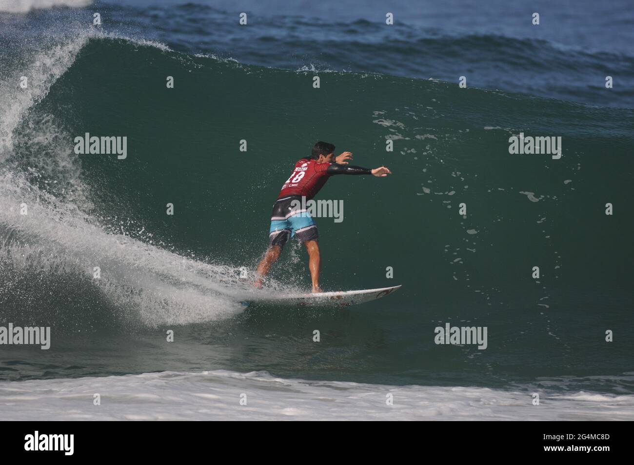 Rio de Janeiro-Brazil April 10, 2019, Brazilian surfer Gabriel Medina ...