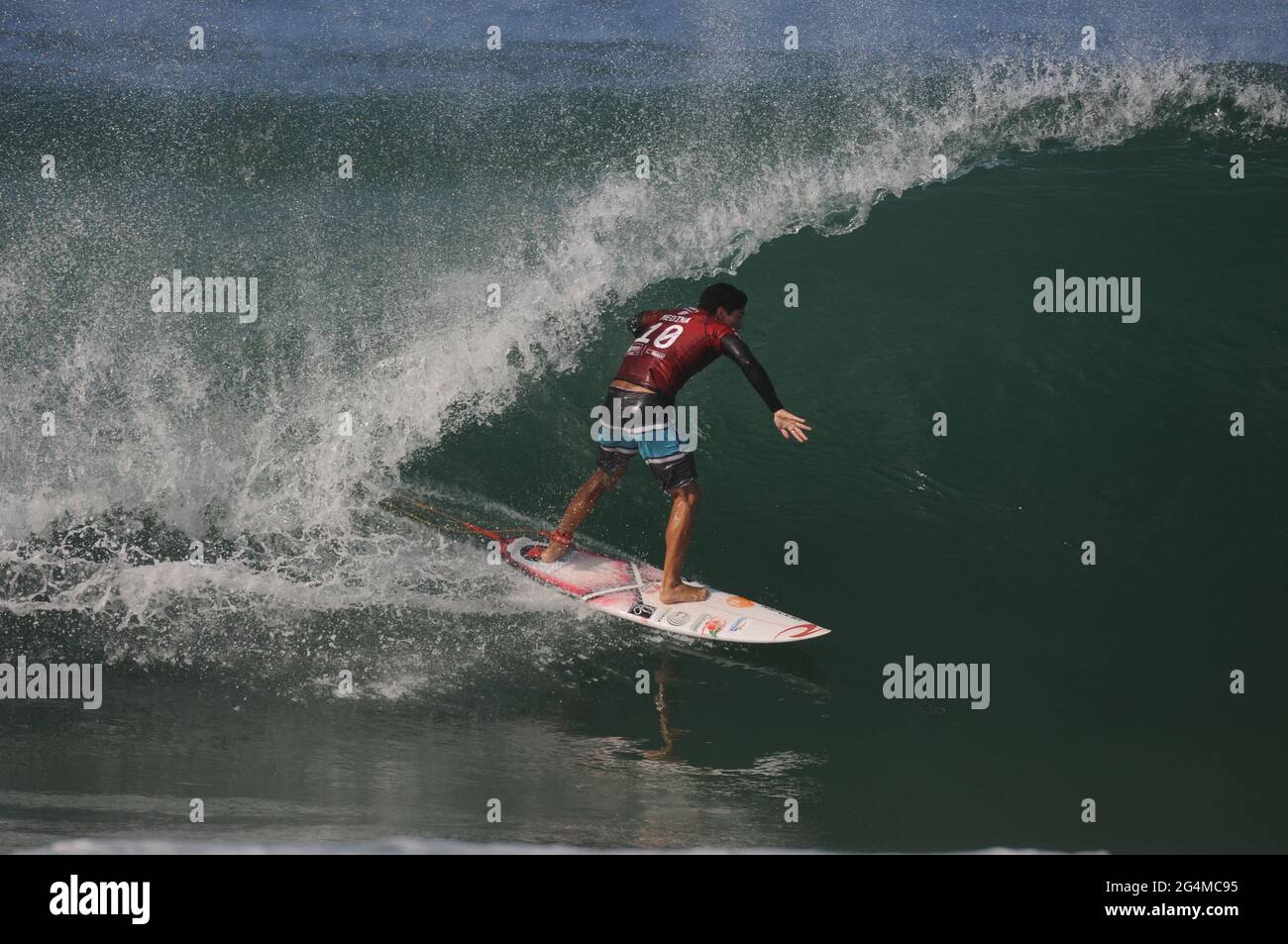 Rio de Janeiro-Brazil April 10, 2019, Brazilian surfer Gabriel Medina ...