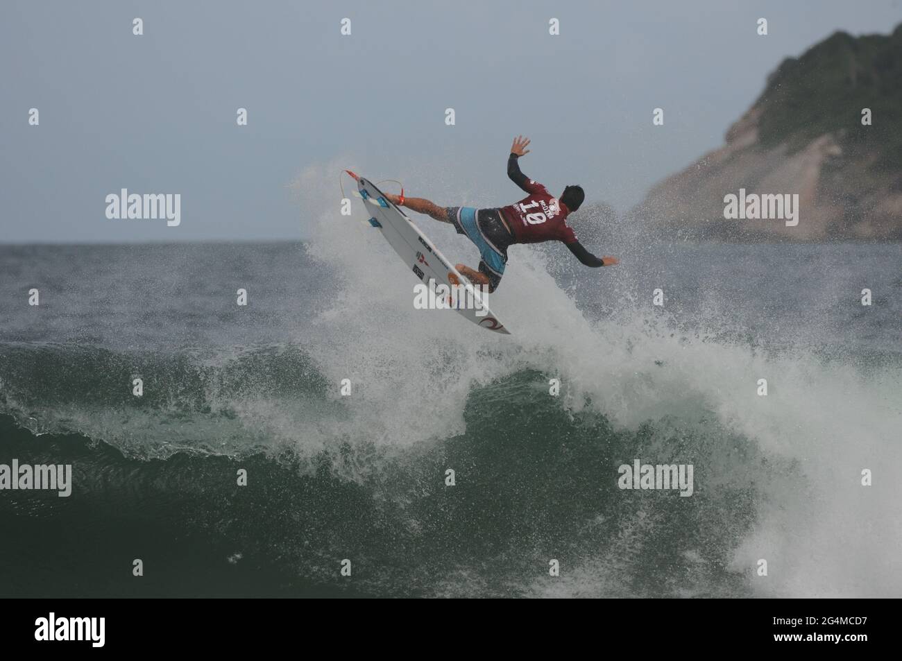 Rio de Janeiro-Brazil April 10, 2019, Brazilian surfer Gabriel Medina ...