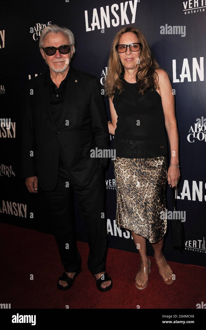 Los Angeles, CA. 21st June, 2021. Harvey Keitel, wife at arrivals for ...