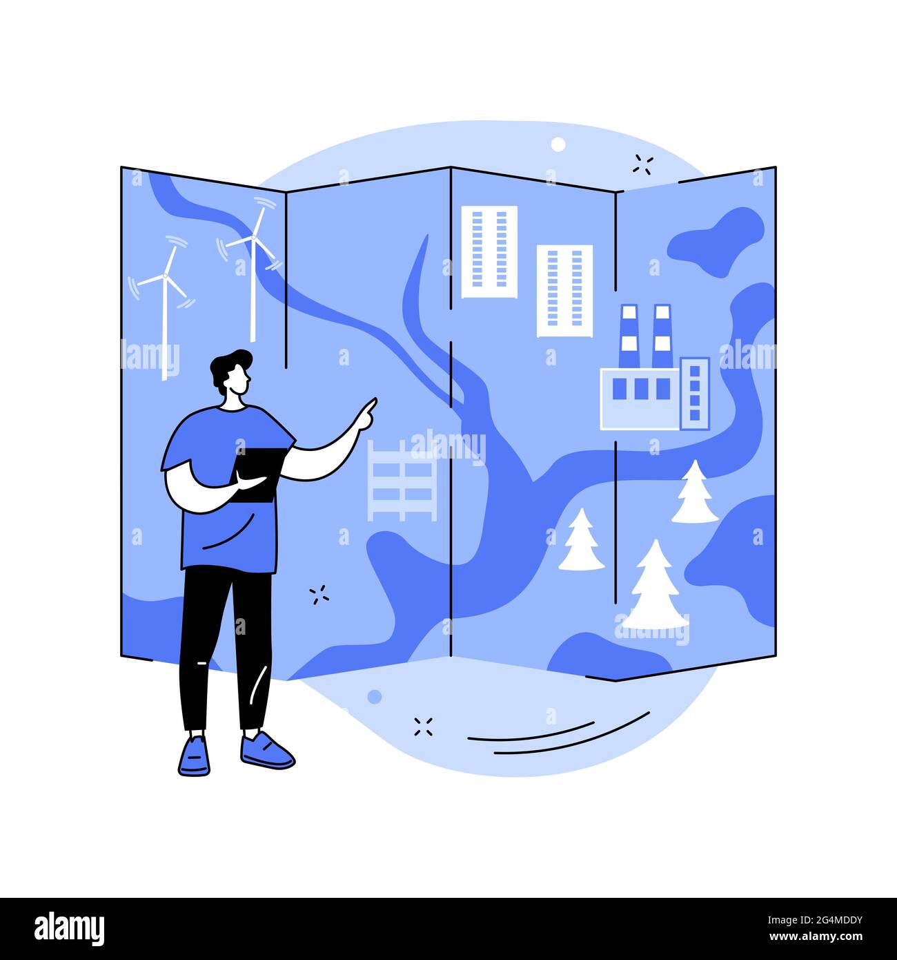 Area management abstract concept vector illustration Stock Vector Image ...