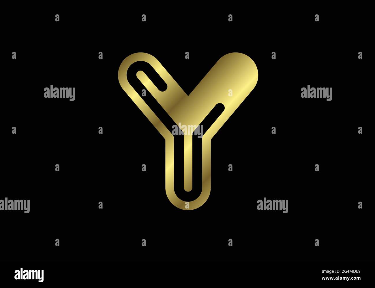 Golden capital letter Y. Graphic alphabet symbol for logo, Poster ...