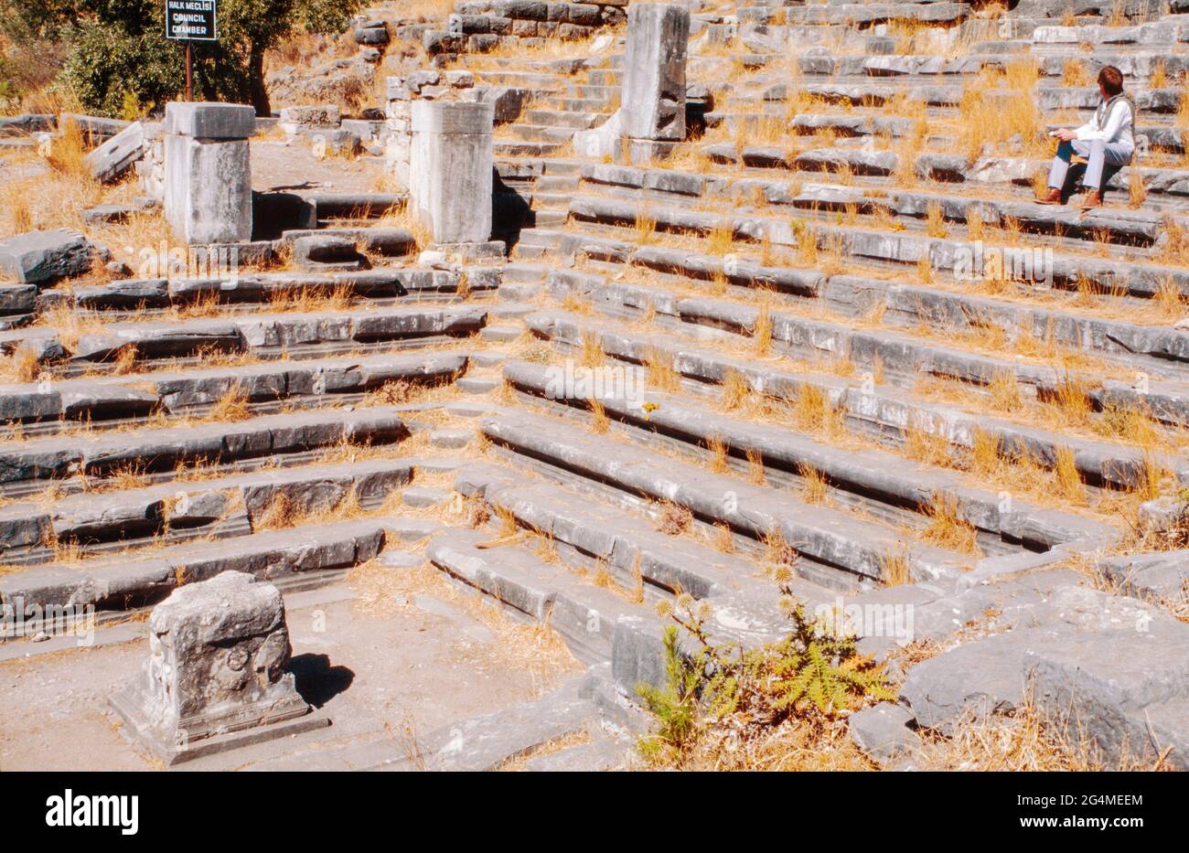 Priene - ruins of ancient town Ionia In Aydin province, Turkey ...