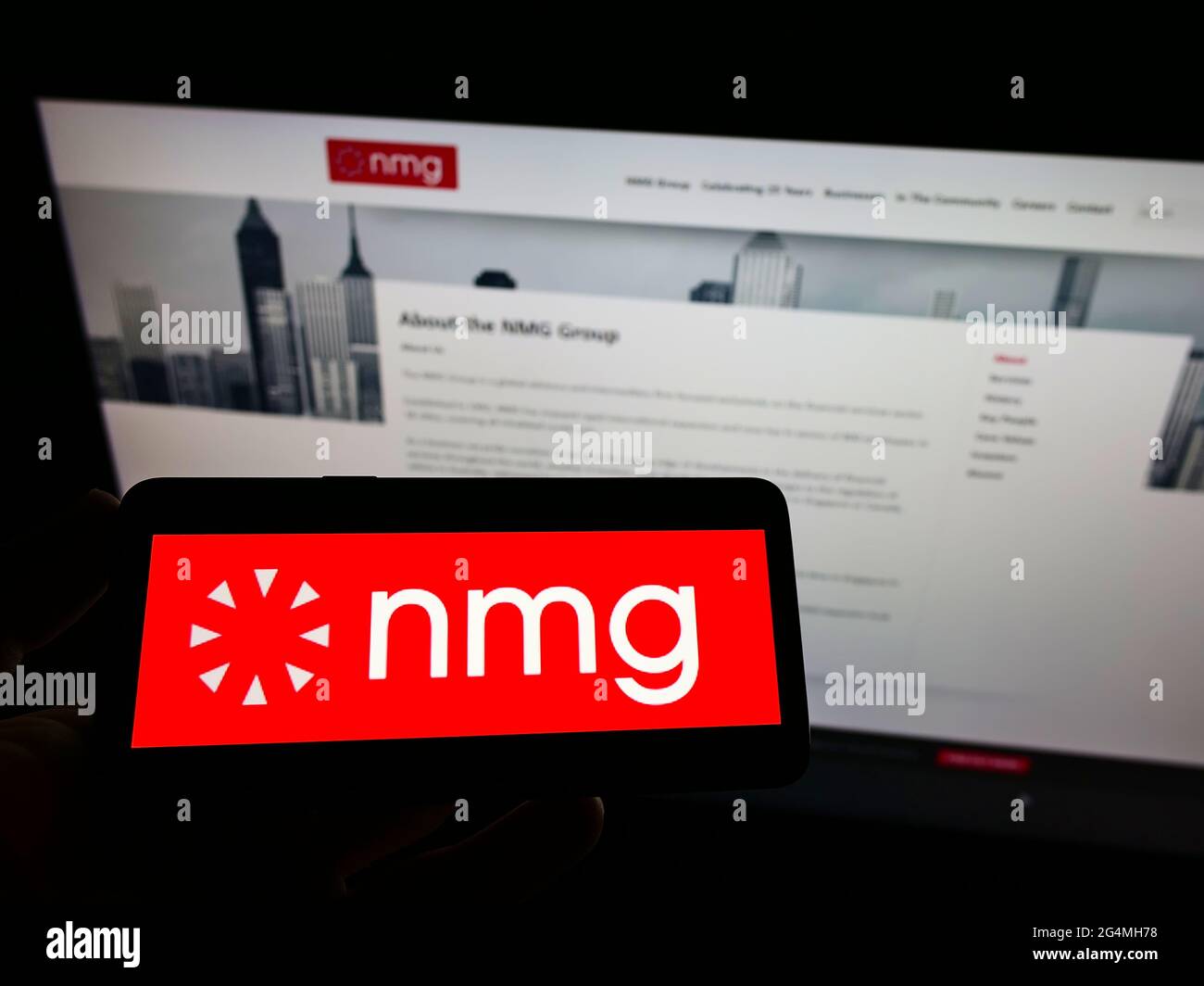 Nmg business logo hi-res stock photography and images - Alamy