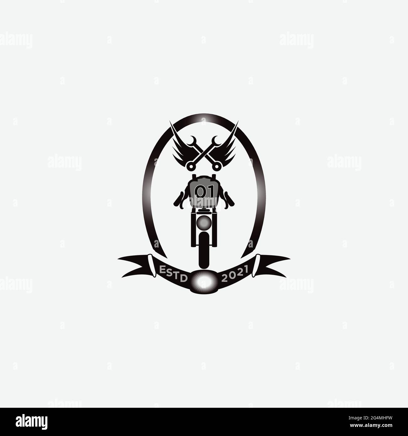 Classic motorcycle emblems, labels, logos, and design elements ...
