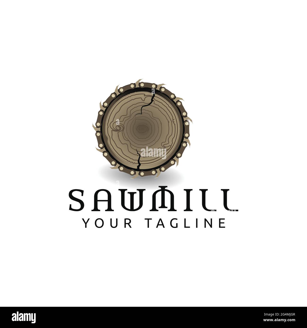 Vintage sawmill Stock Vector Images - Alamy