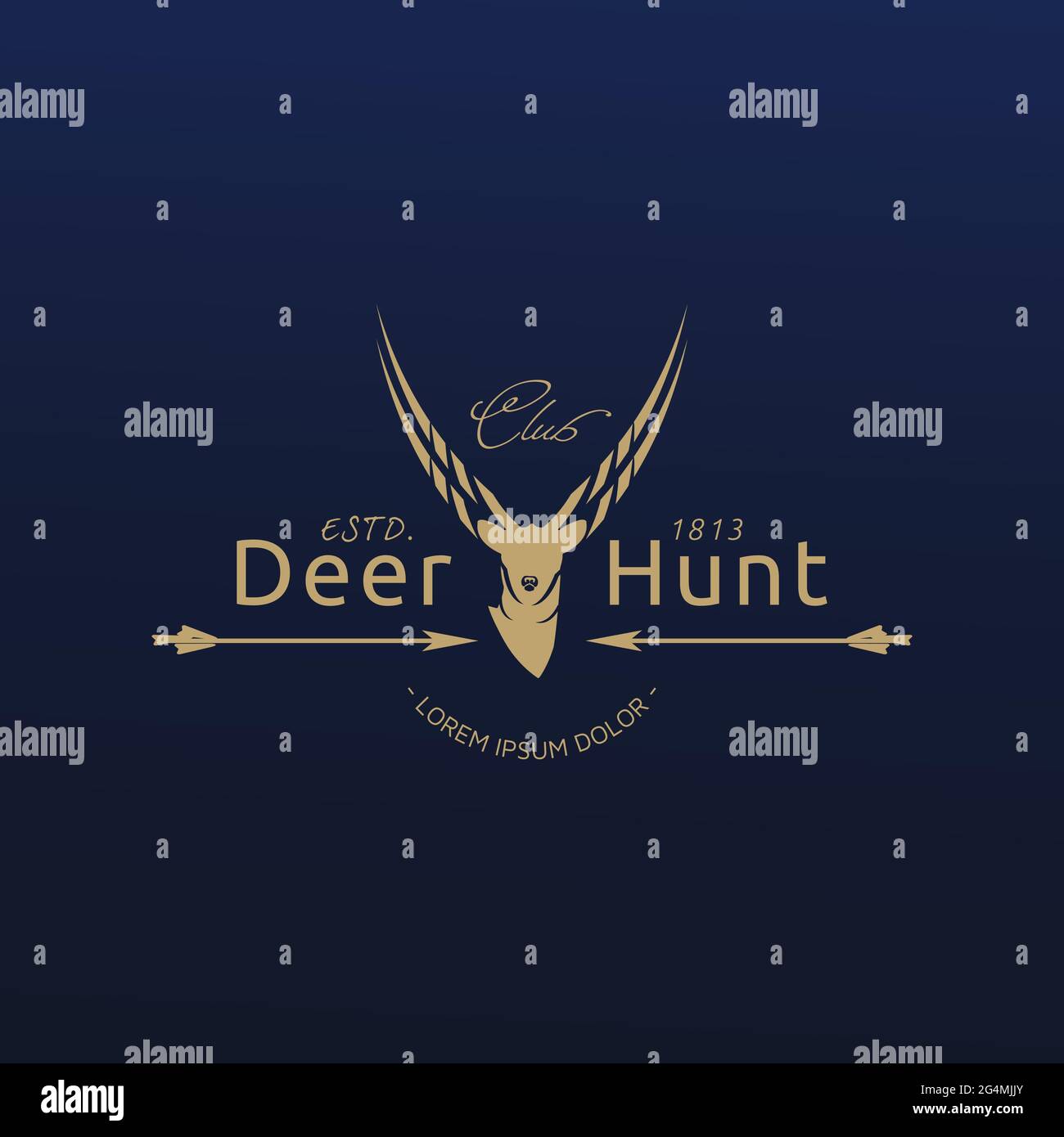 Deer skull arrow hi-res stock photography and images - Alamy