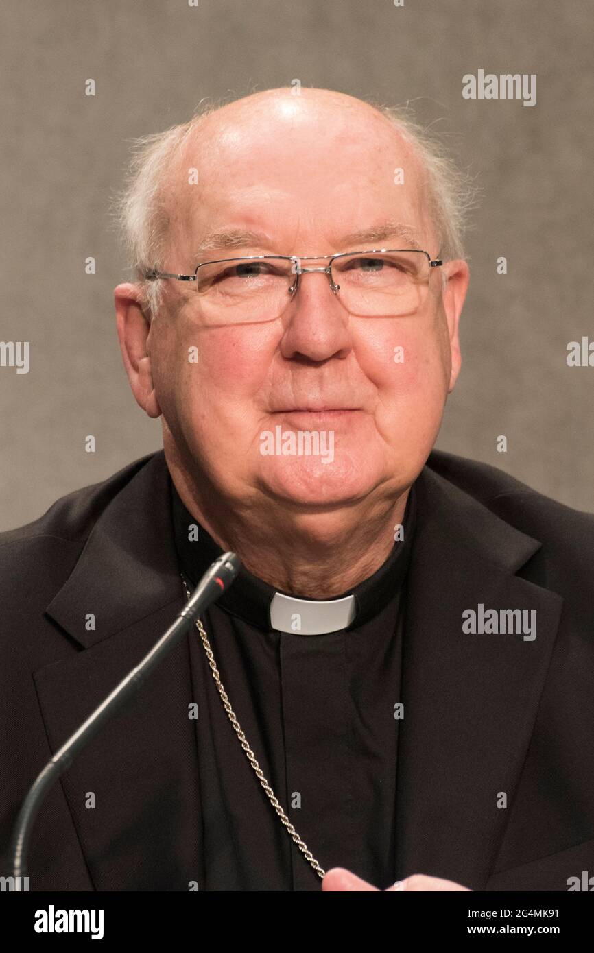 Rome, Italy. 22nd June, 2021. June 22, 2021: Em.mo Card. Kevin Farrell ...