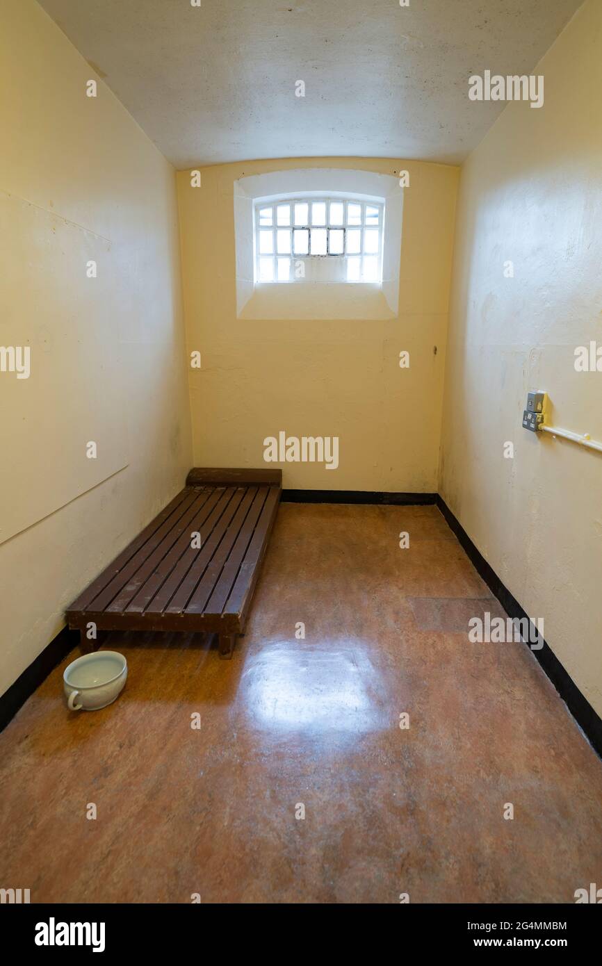 Cell in Segregation Block in prisoner hall at Peterhead Prison Museum ...