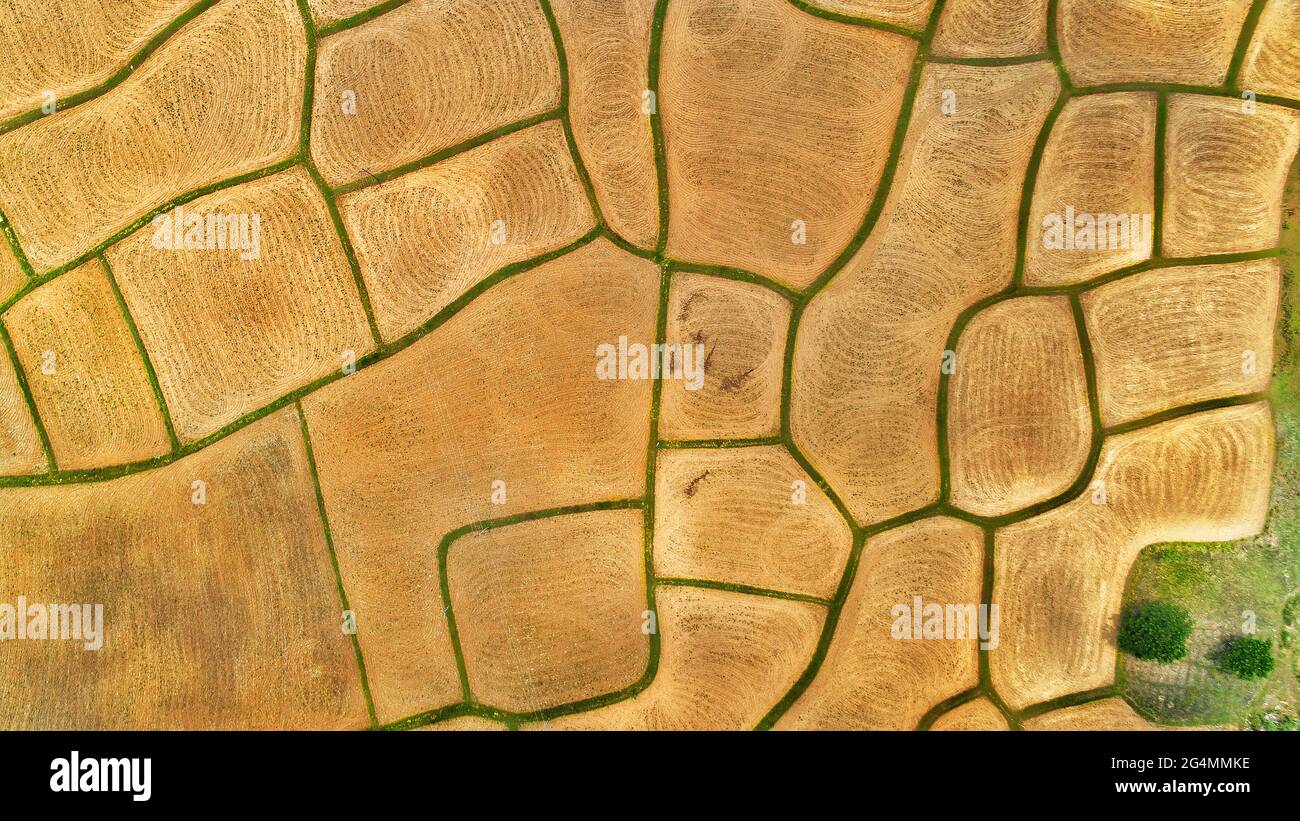 Birds eye view of farm land hi-res stock photography and images - Alamy