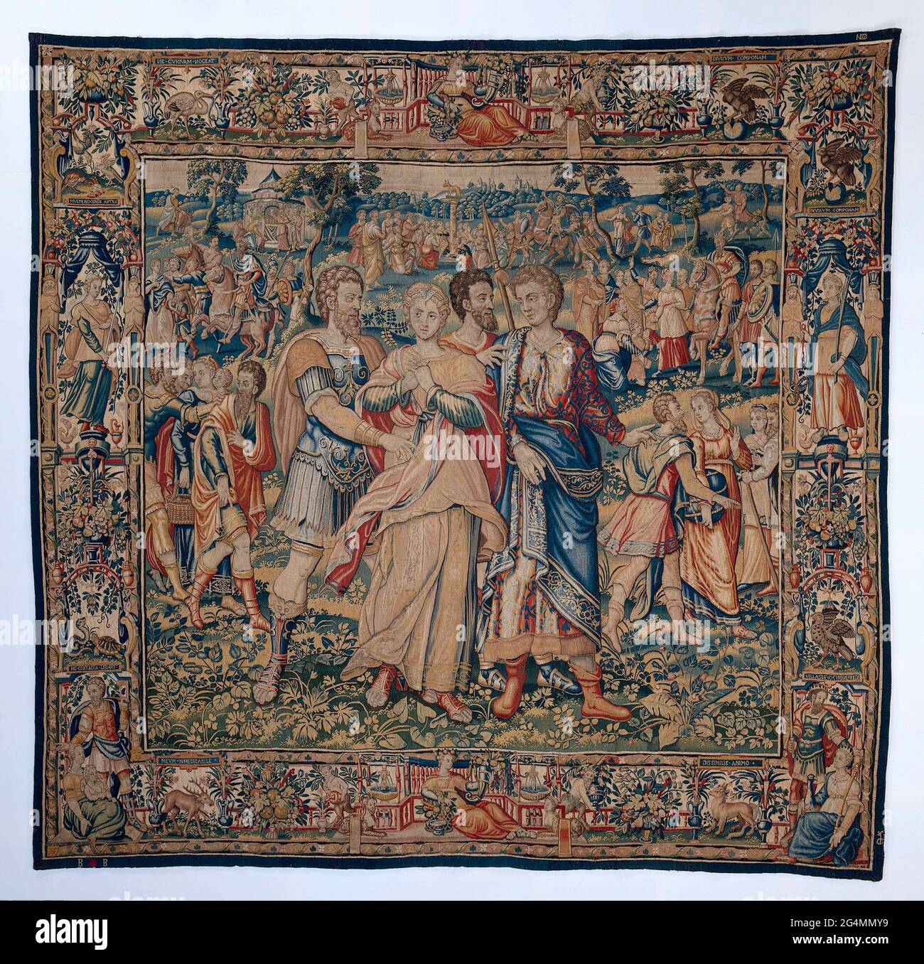 . Tapestry with the Babylonian exile prophesied by Jeremiah (2 ...