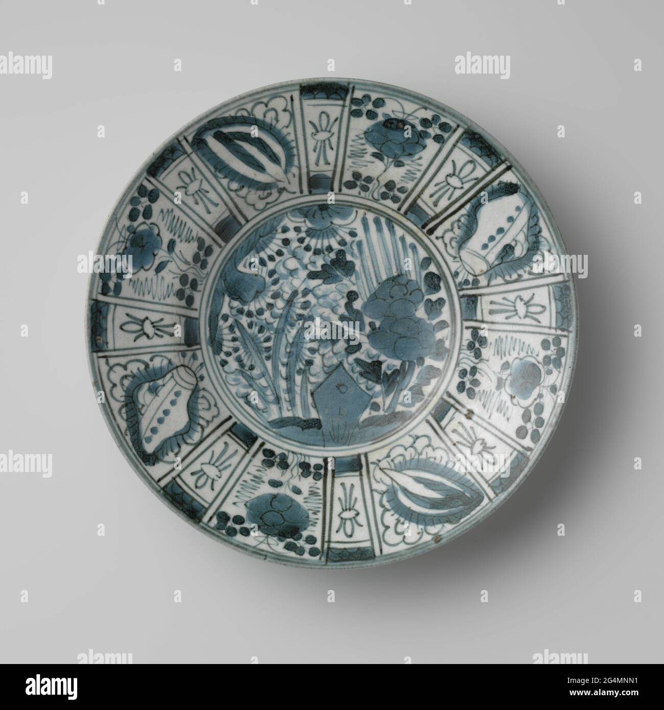 Plate. The kraak style remained popular for a long time. The painting ...