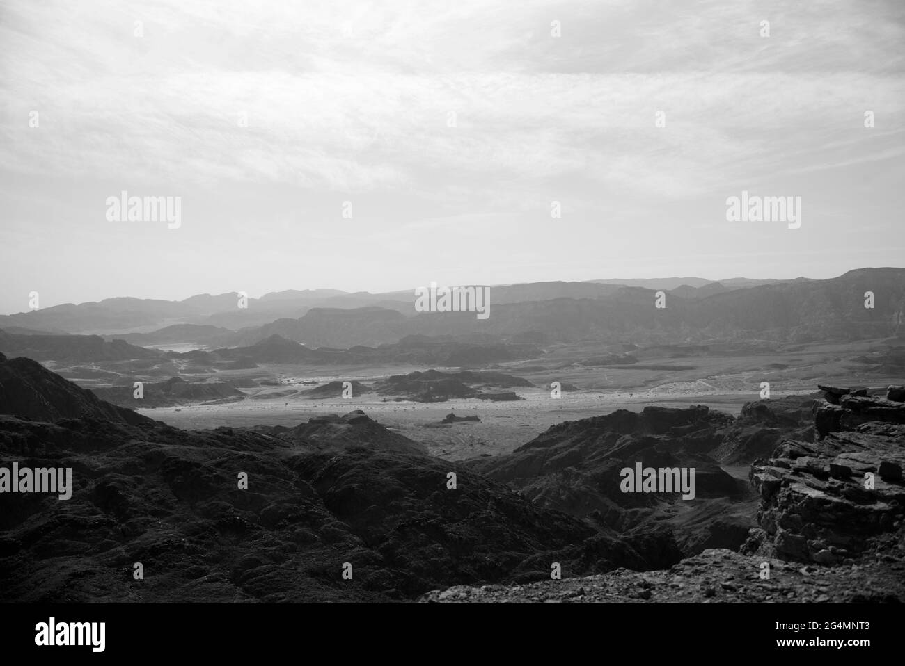 A view from the top of Mount Timna, Timna Park, Arava, Rift Valley ...
