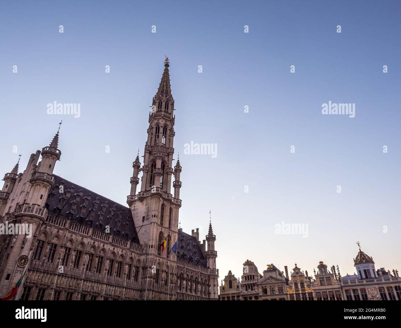 Grand place is beautiful and elegant landmark in Brussels, Belgium ...