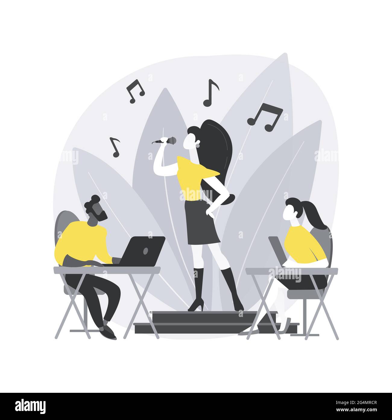 Role audition abstract concept vector illustration Stock Vector Image ...