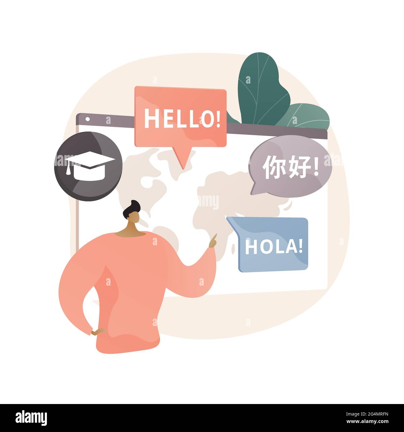 Native language Stock Vector Images - Alamy