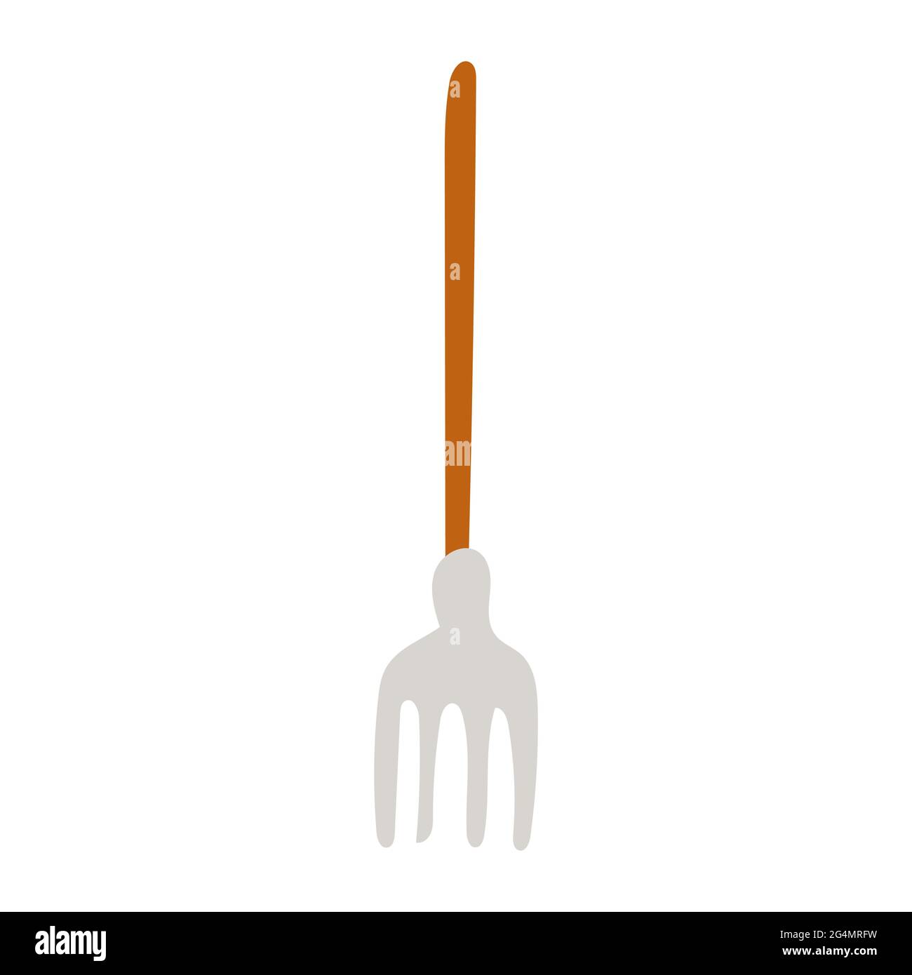 Garden work rake in Stock Vector Images - Alamy