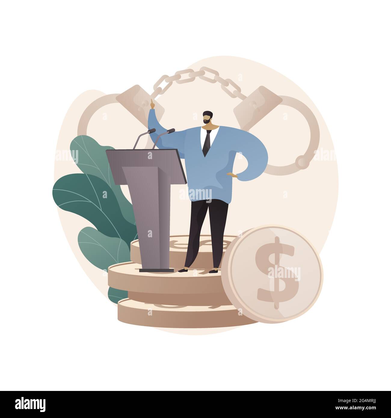 Political Corruption Symbol