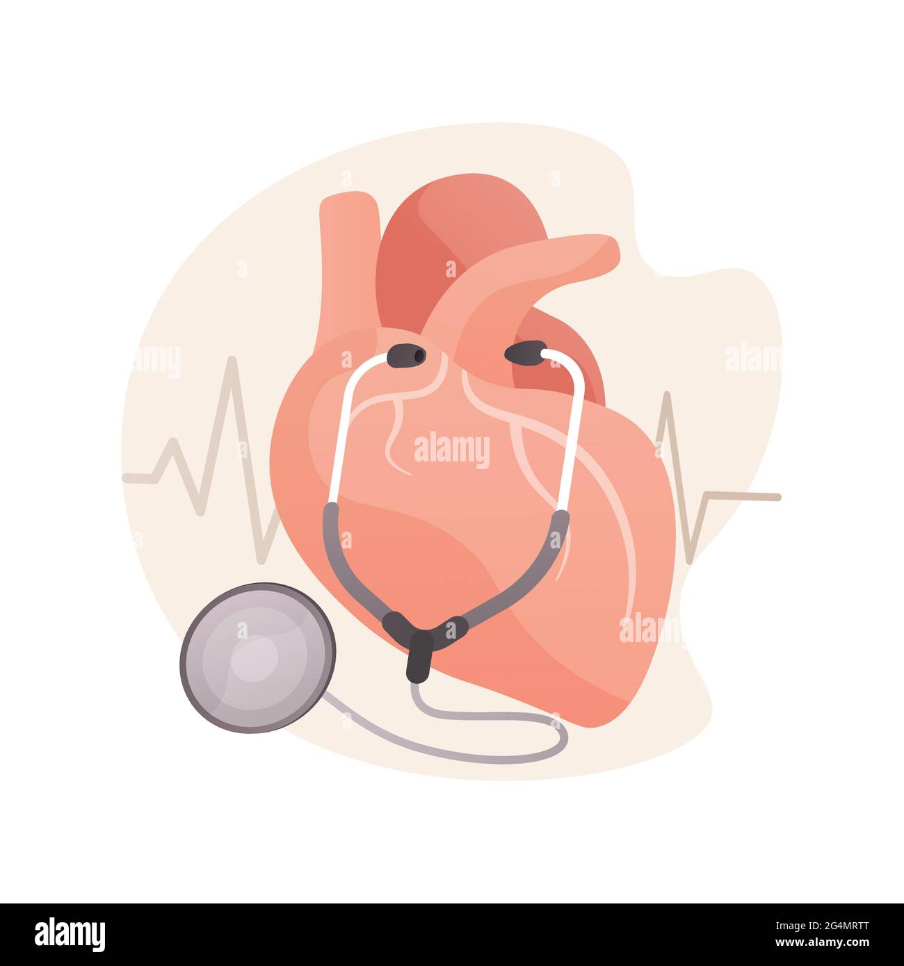 High blood pressure abstract concept vector illustration Stock Vector ...