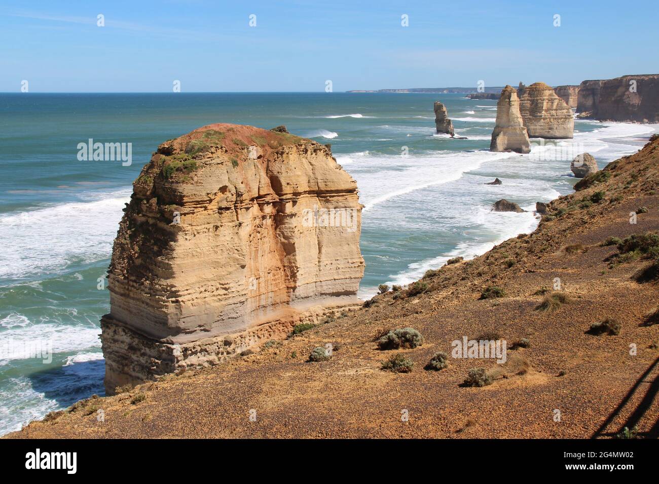 twelve apostles along the great ocean road (australia Stock Photo - Alamy