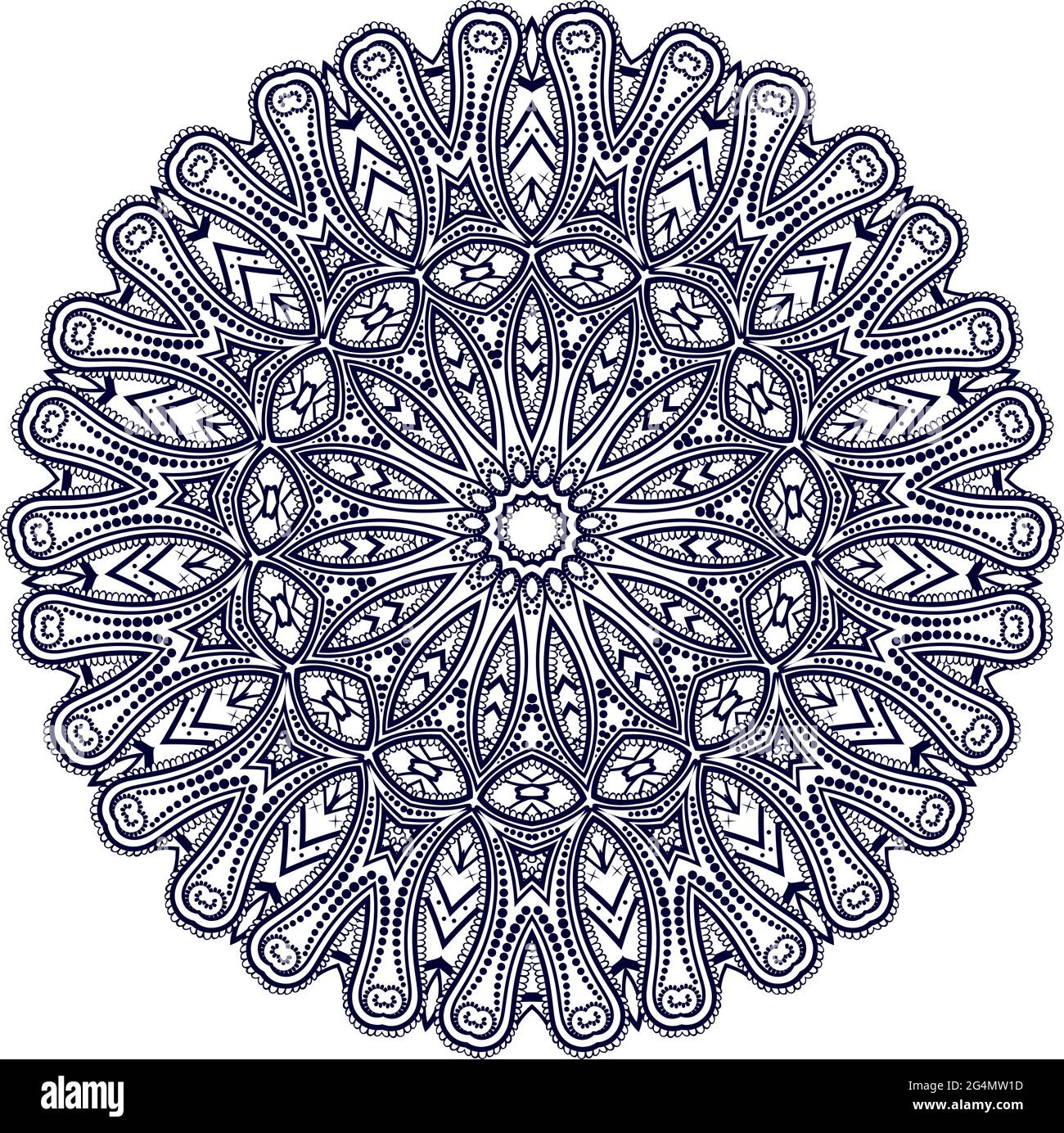 Circle floral ornament, EPS8 - vector graphics Stock Vector Image & Art ...