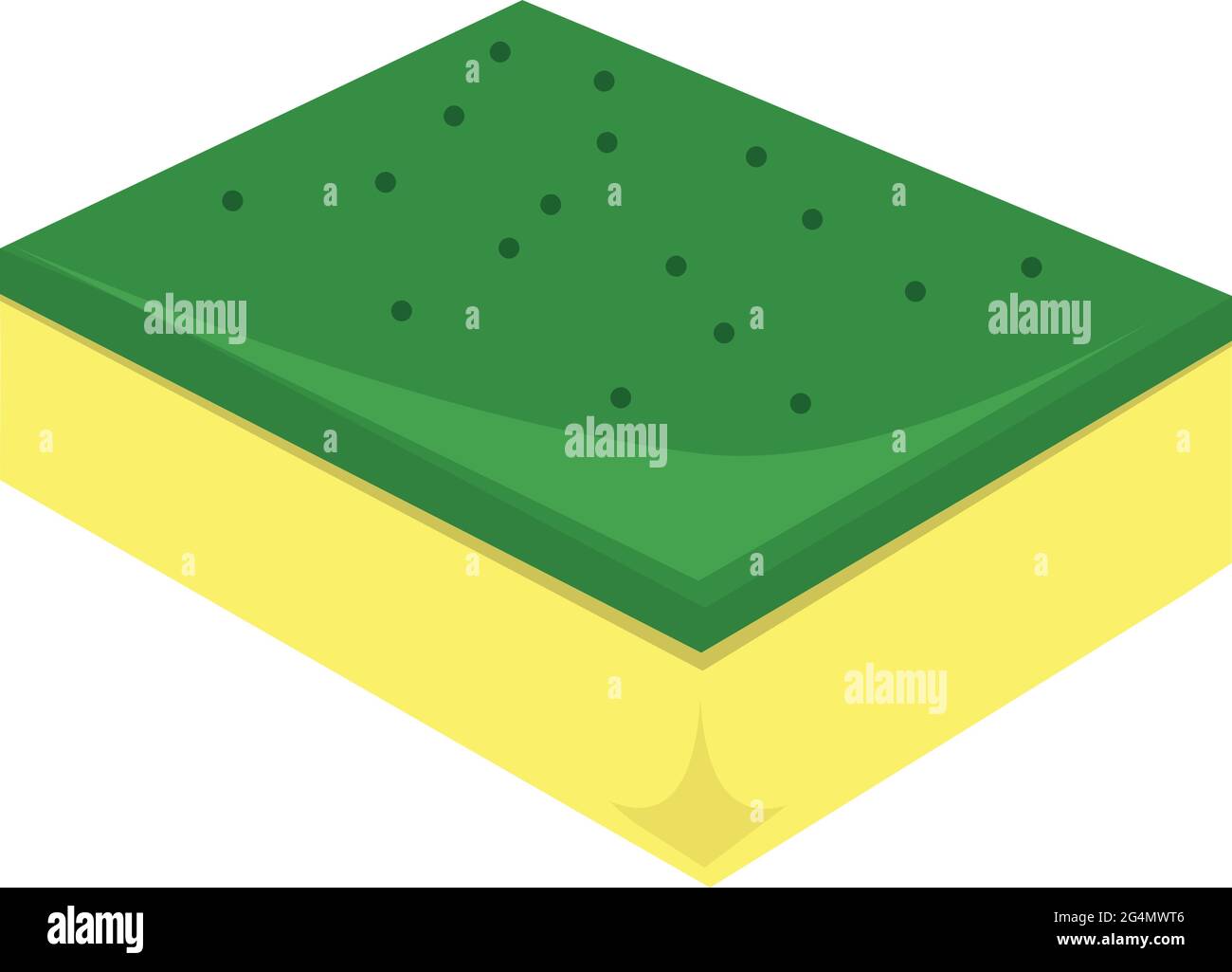 Vector emoticon illustration of a kitchen sponge Stock Vector Image ...