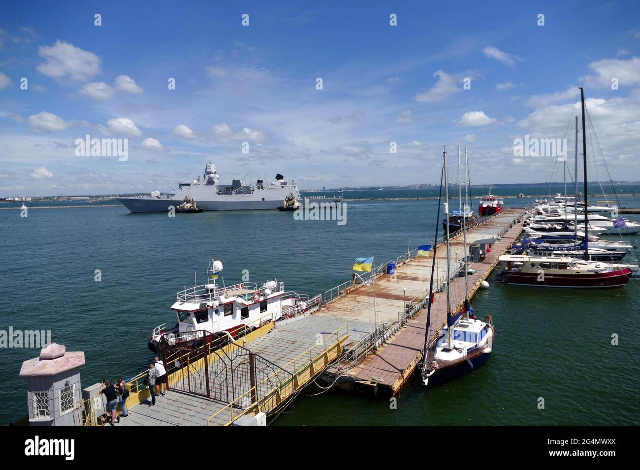 Non Exclusive: ODESA, UKRAINE - JUNE 18, 2021 - HNLMS Evertsen (F805 ...